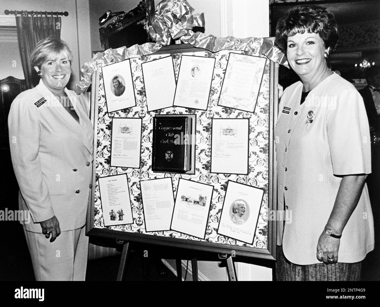 Congressional wives and co-chairs of the Congressional Club Cookbook ...