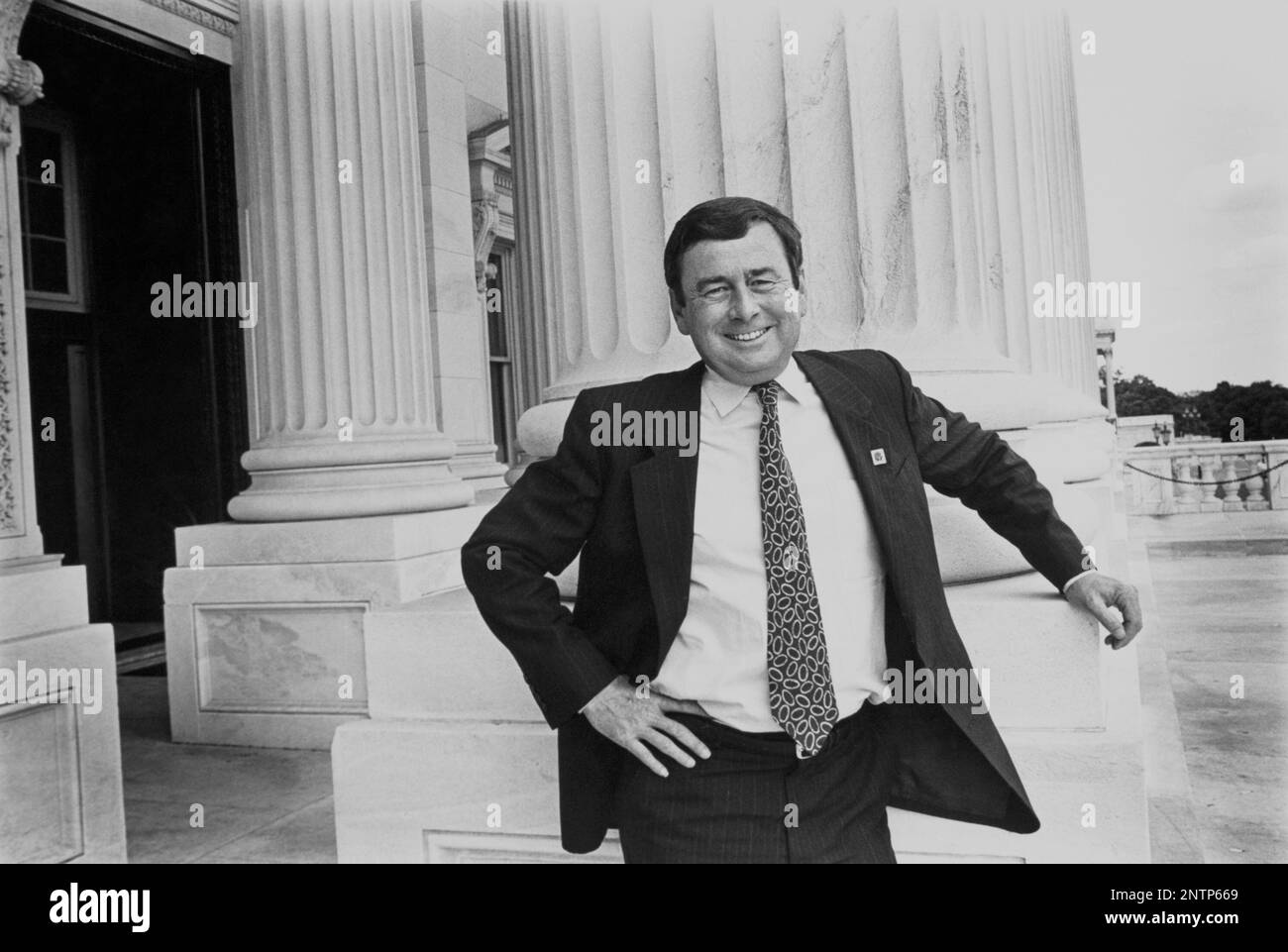 Rep. David Ray "Dave" Nagle, D-Iowa, standing and smiling. June 15 ...