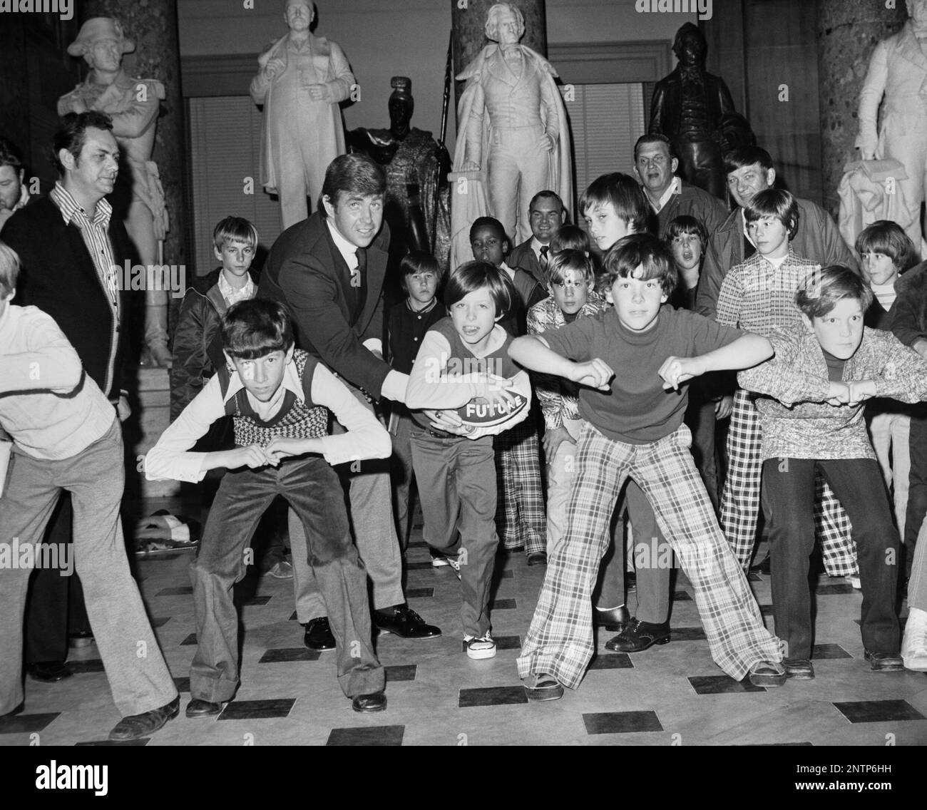 Jack Kemp and Pop Warner, from All Champs,play around. (Photo by Mickey ...