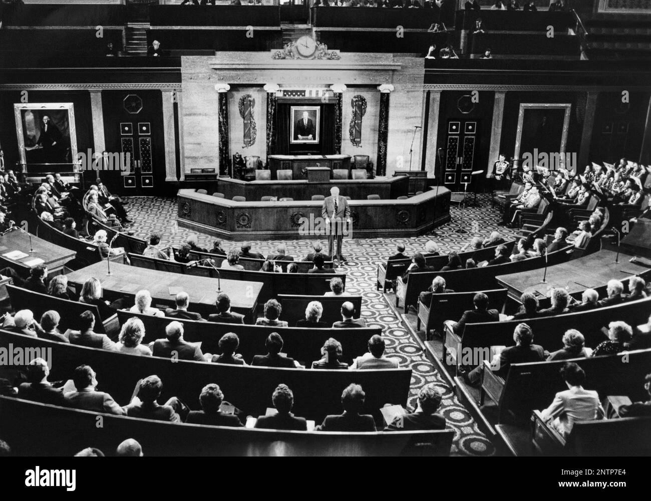 Party official saluting Speaker of the House, Rep. Thomas Phillip "Tip ...