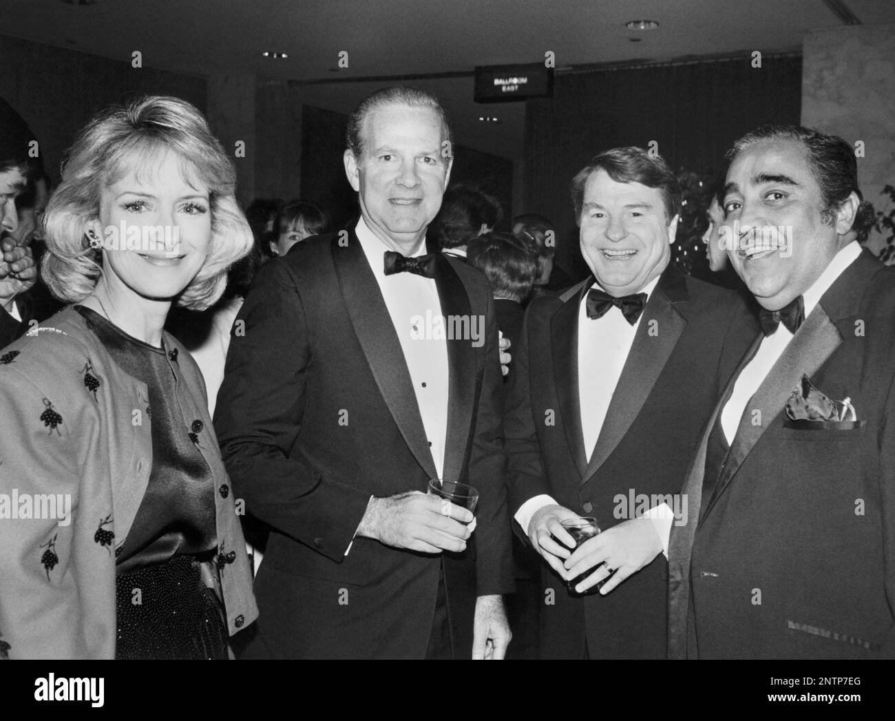 Judith "Judy" Woodruff, news anchor, Sec. James Addison Baker III ...