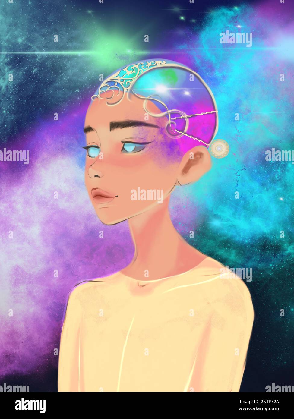 Brain alien hi-res stock photography and images - Alamy