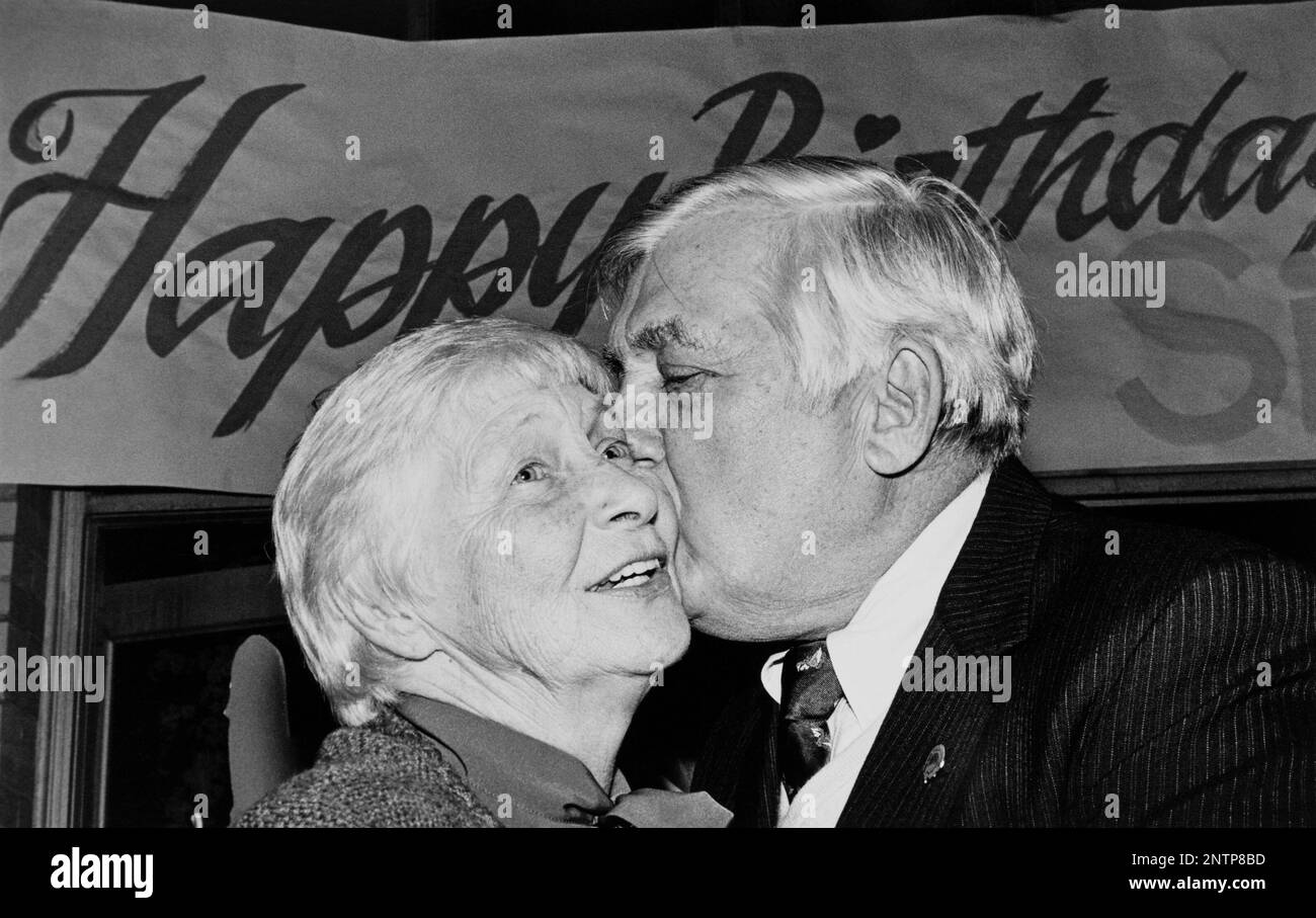 Rep. Silvio Ottavio Conte, R- Mass., and his wife, Corinne Conte, at ...