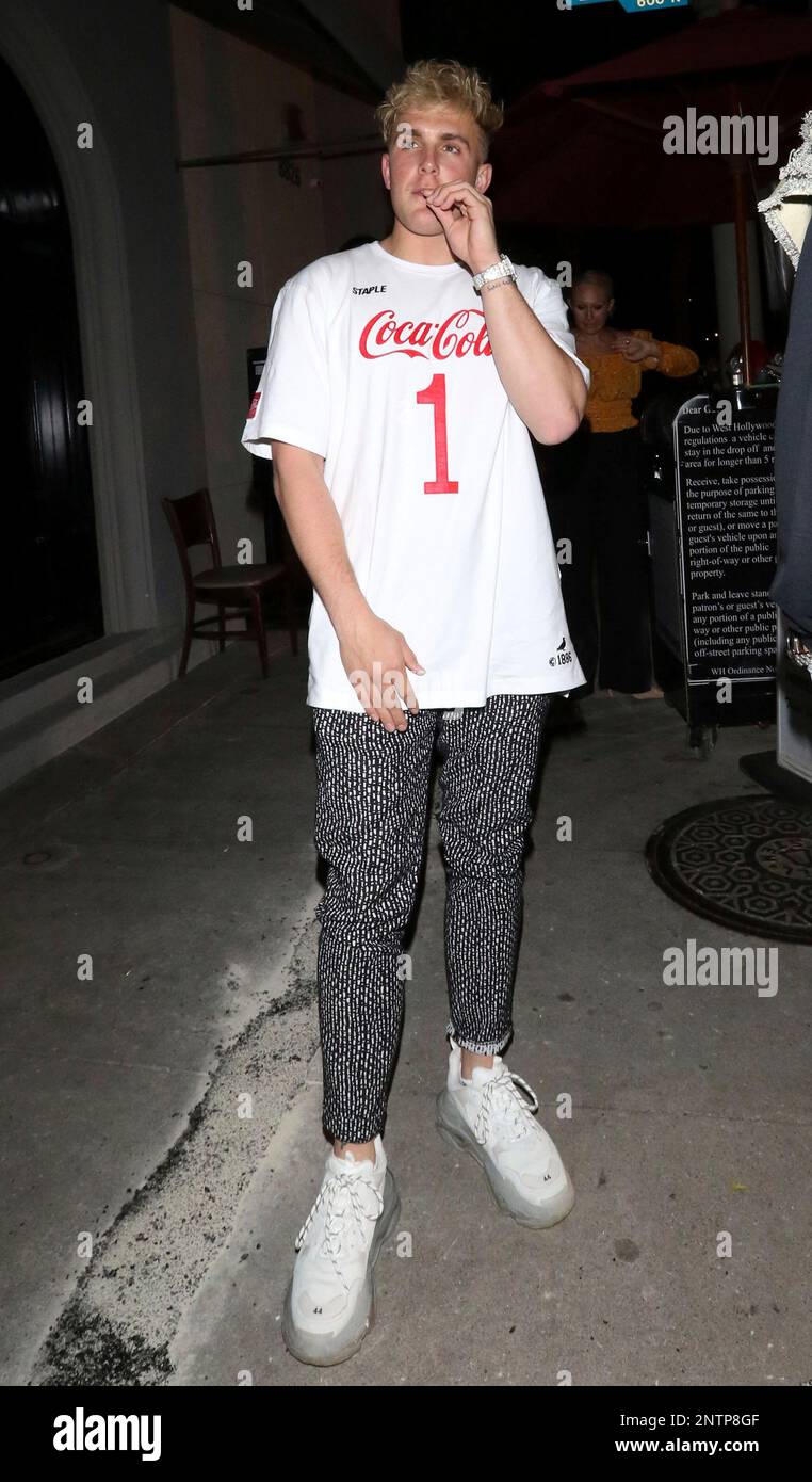 Photo by: zz/GOTPAP/STAR MAX/IPx 2019 3/19/19 Jake Paul is seen outside ...