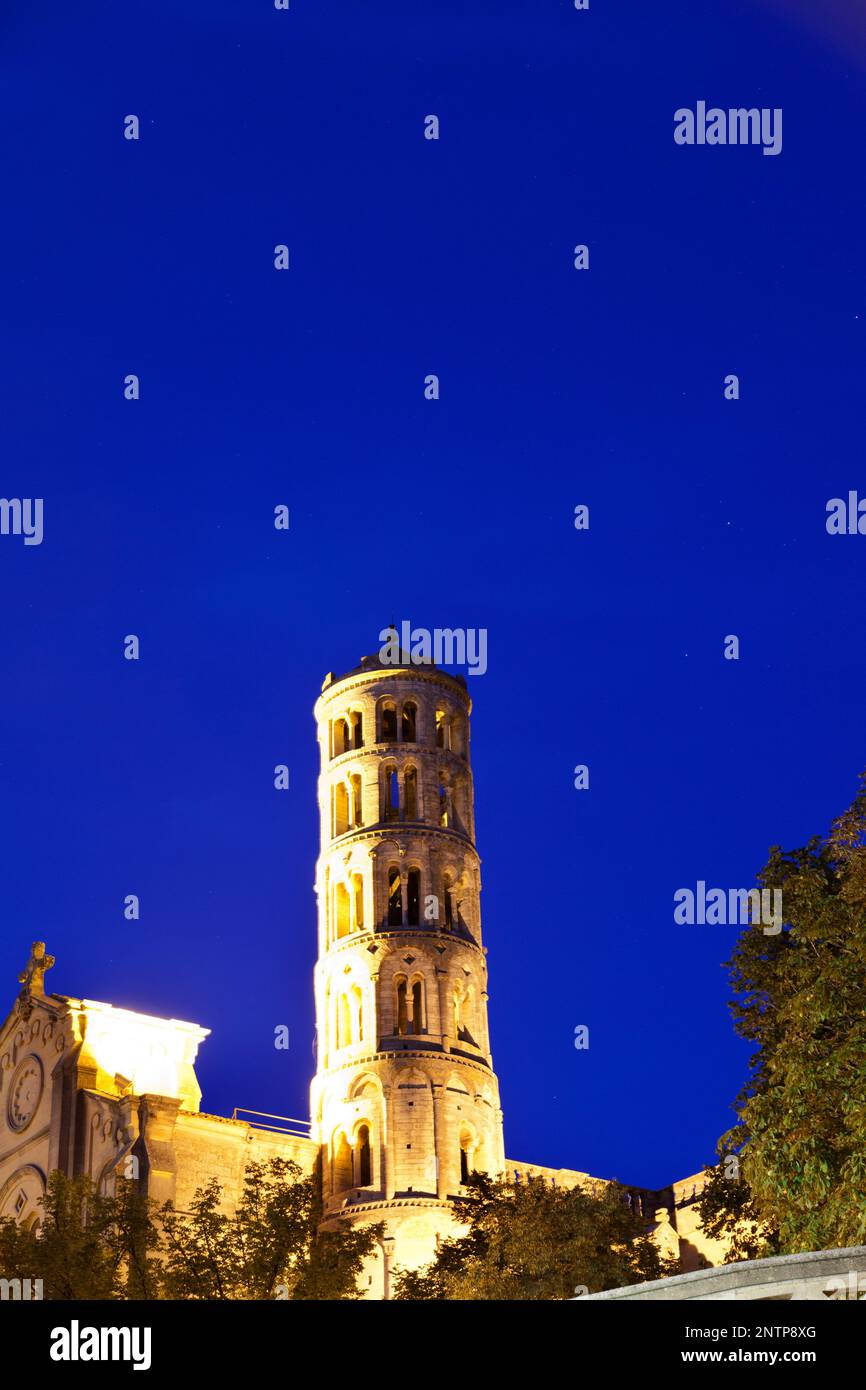 France, Languedoc, Uzes, the ‘Tour Bermonde’ Stock Photo - Alamy
