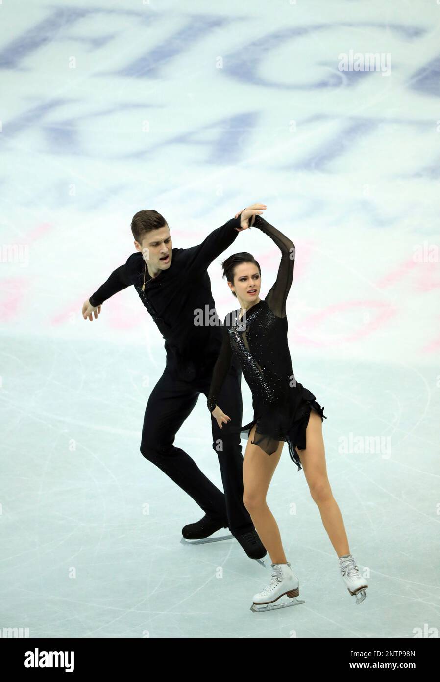Russia's Natalia ZABIIAKO and Alexander ENBERT perform the Pairs Free ...