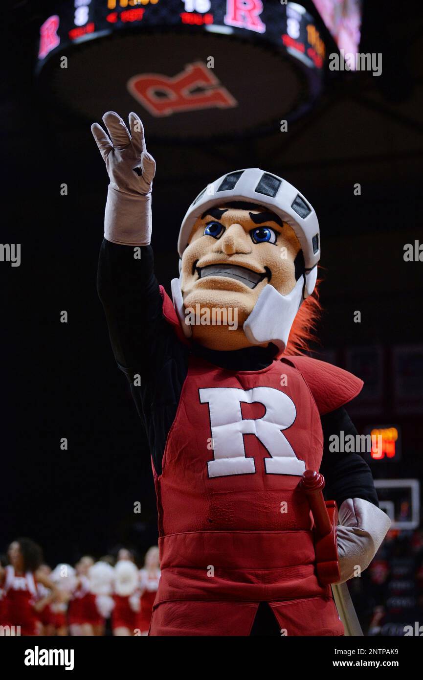 Rutgers University Scarlet Knights Mascot during Mens College ...
