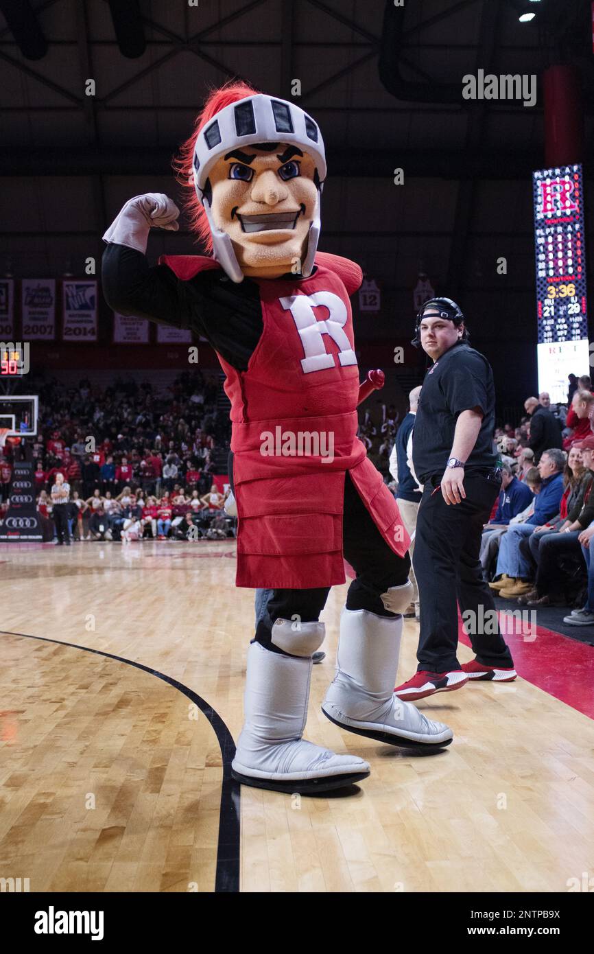 Rutgers University Scarlet Knights Mascot during Mens College ...