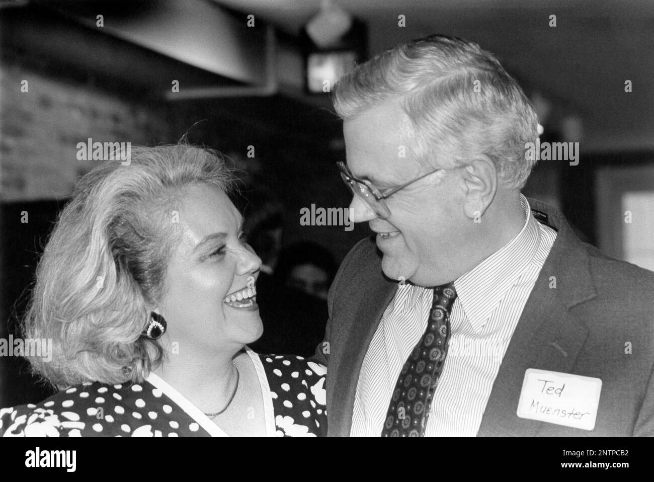 Karen (a state senator) and Ted Muenster (South Dakota) at a reception ...