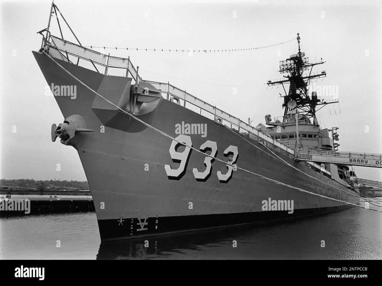 The USS Barry, a destroyer launched in '55, void during '62 Missile ...