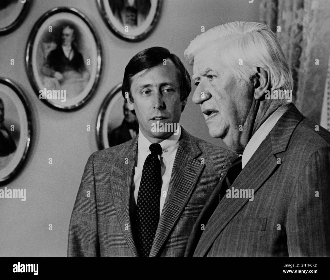 Tip O'Neil and Steny Hoyer, D-Md. (Photo by CQ Roll Call via AP Images ...