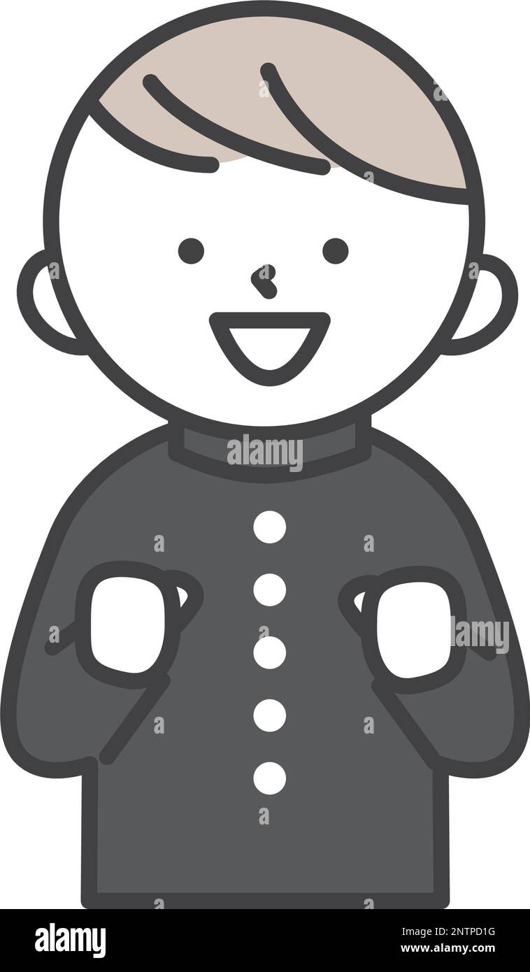 Happy laughing cheering Stock Vector Images - Alamy