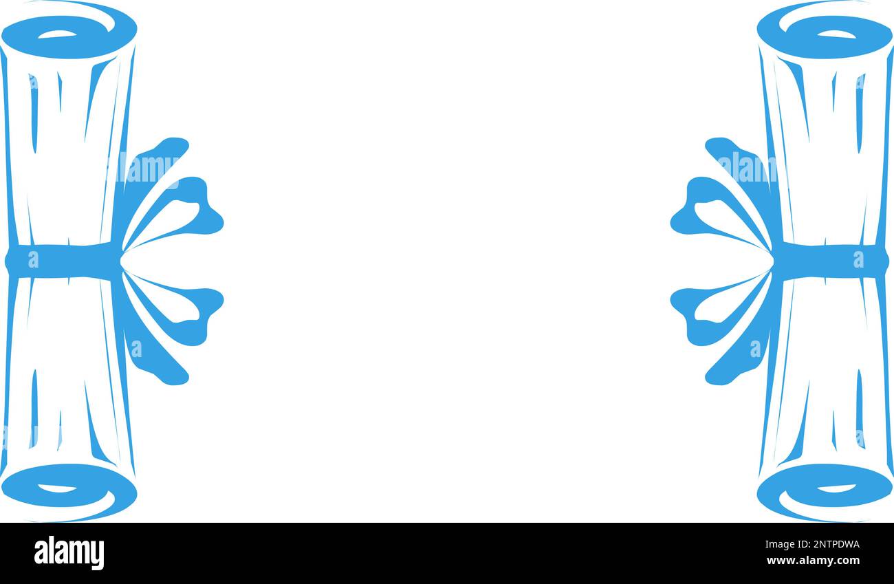 Illustration background with tied paper rolls. Perfect for website ...