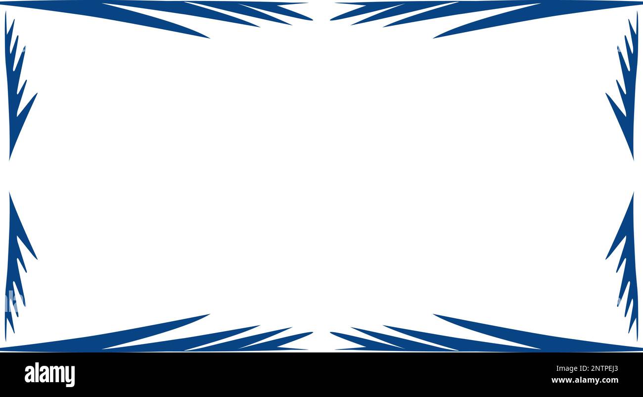 Abstract blue frame border texture illustration background. Perfect for ...