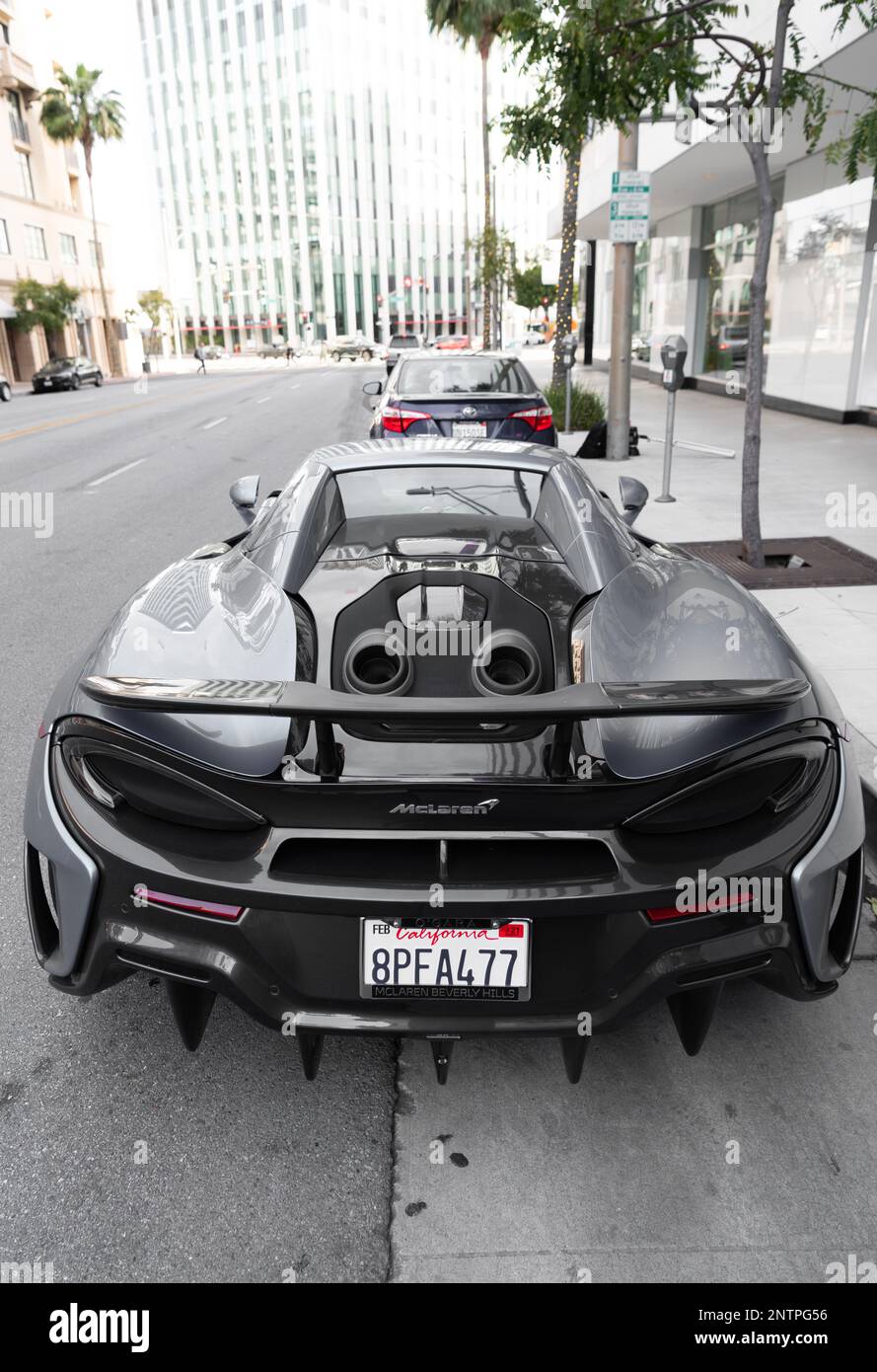 Los Angeles, California USA - April 14, 2021: McLaren Automotive ...