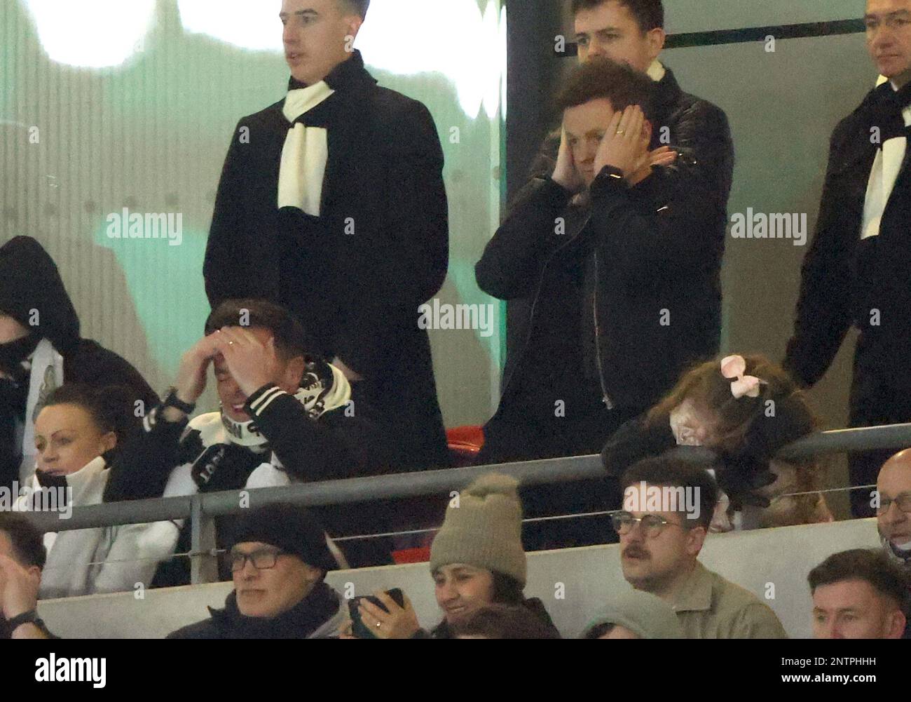 Wembley, UK. 26th Feb, 2023. Ant McPartlin and Declan Donnelly look ...