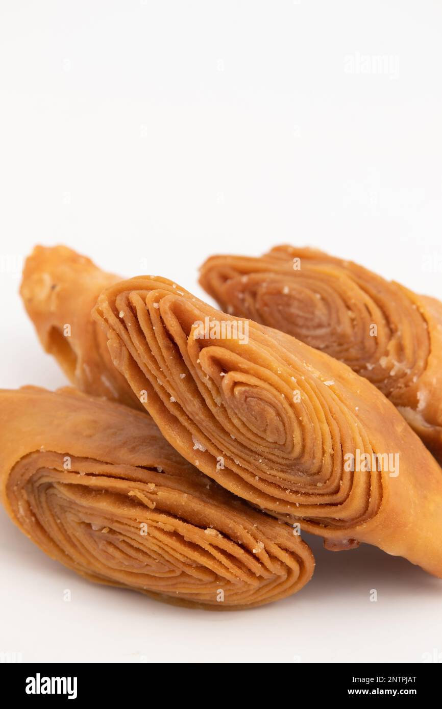 Indian Madatha Thumb Khaja Also Called Gottam Kaja, Badusha, Chirote ...
