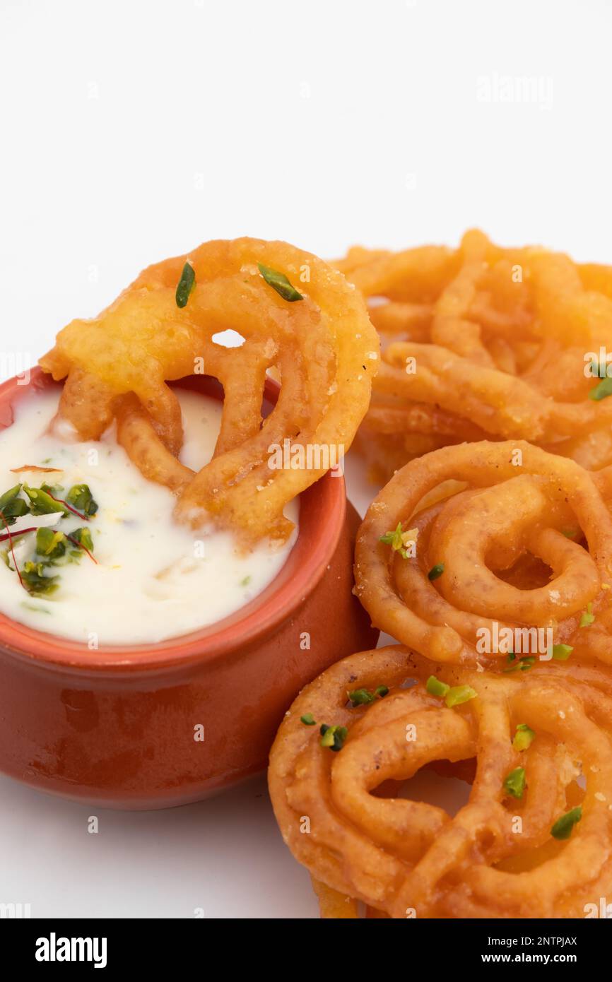 Indian Kesari Jalebi Also Called Jilapi, Jilebi, Jilipi, Zulbia, Jerry ...