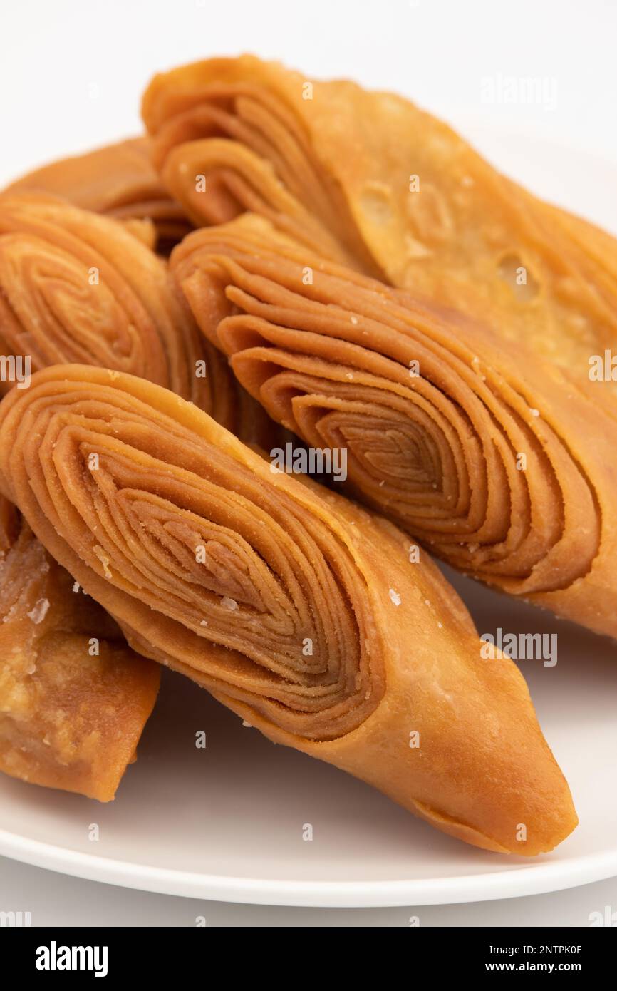 Indian Madatha Thumb Khaja Also Called Gottam Kaja, Badusha, Chirote ...