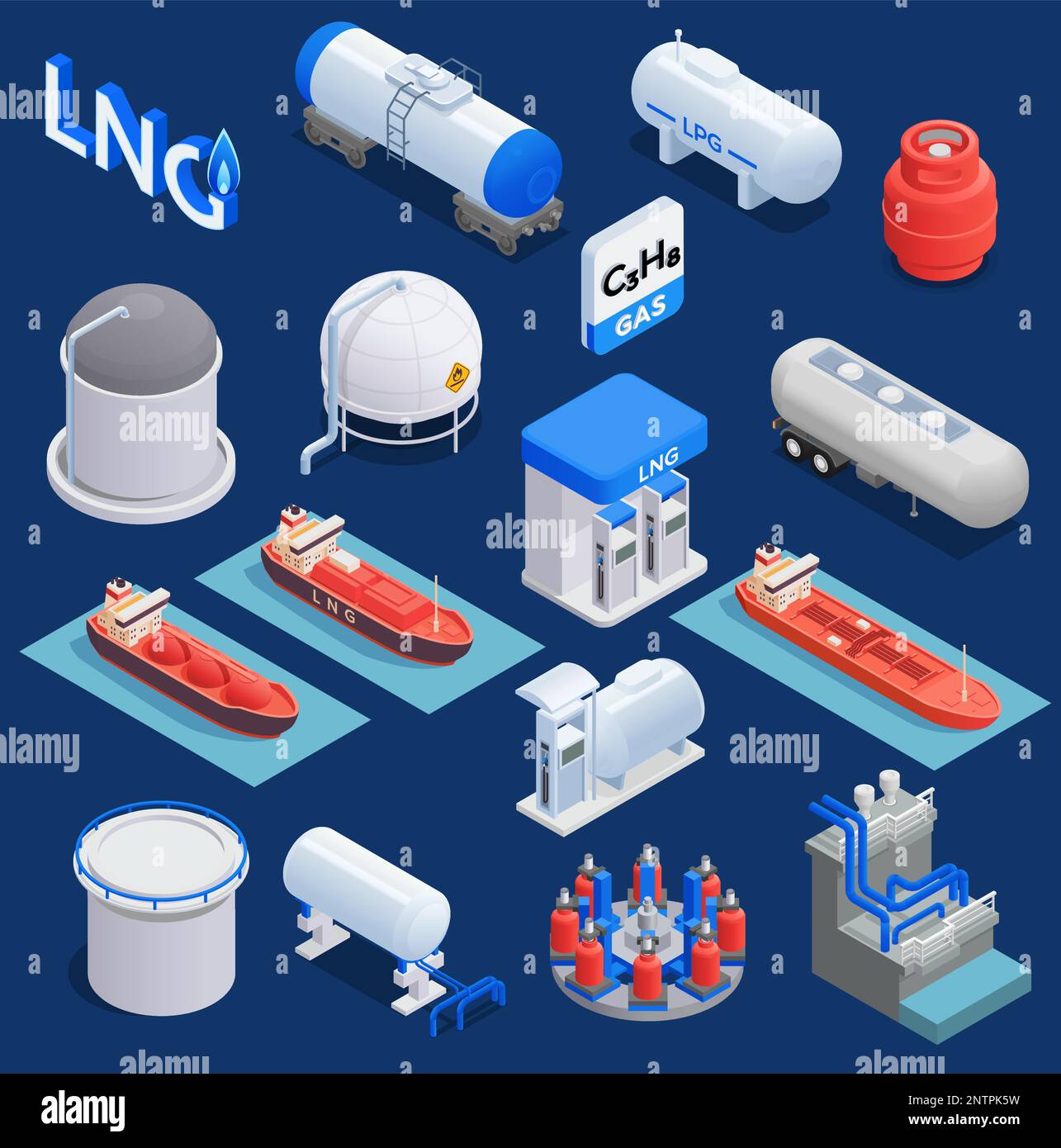 Liquefied natural gas terminal petrochemical hi-res stock photography ...