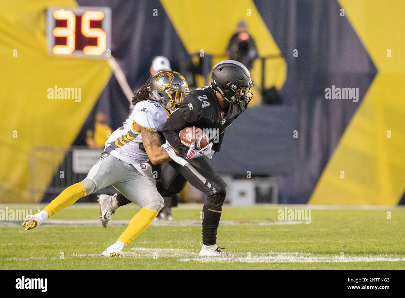 SAN DIEGO, CA - MARCH 17: Birmingham Iron running back Marshaun Coprich ...