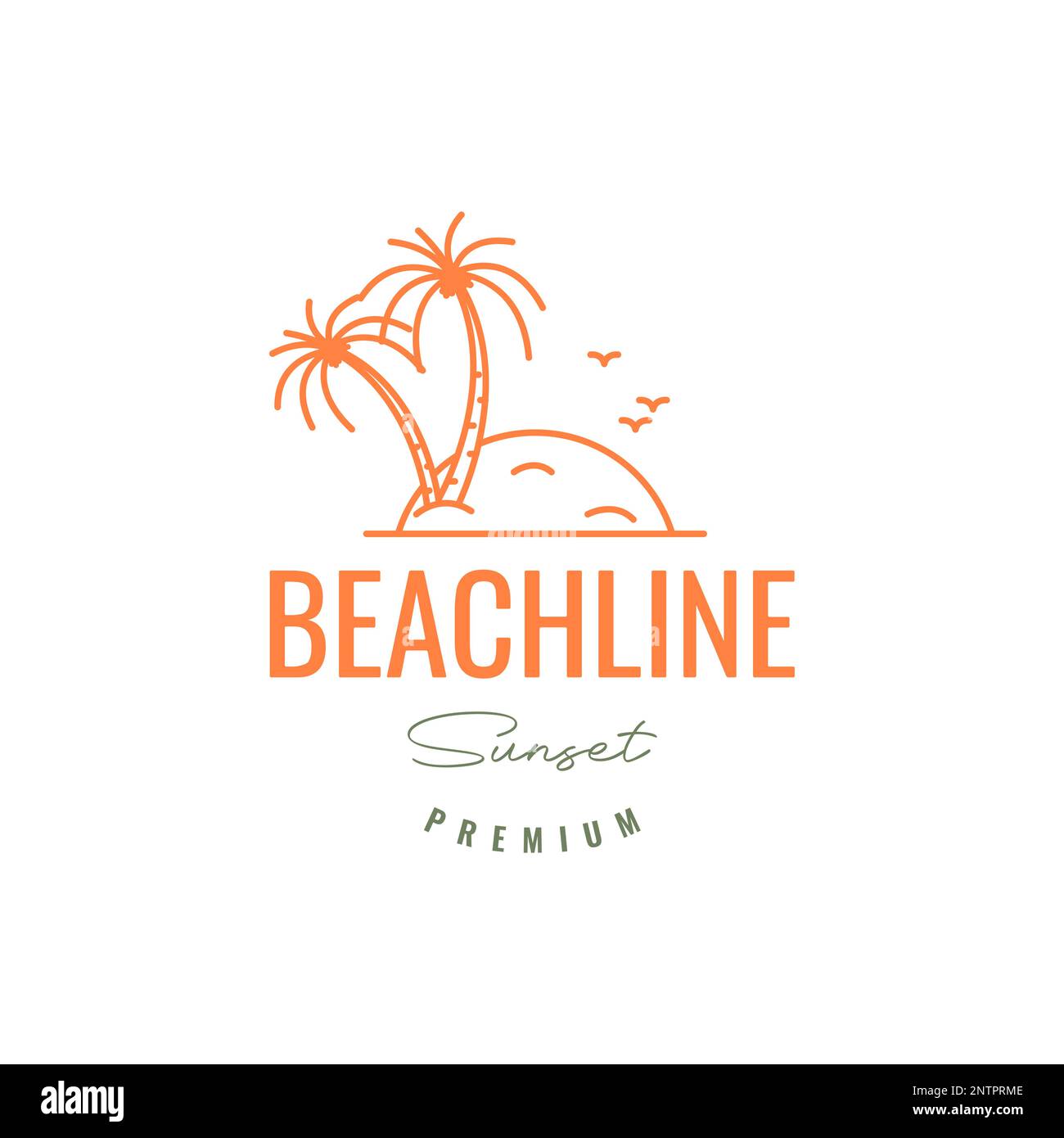 Tropical beach aerial sunset Cut Out Stock Images & Pictures - Alamy