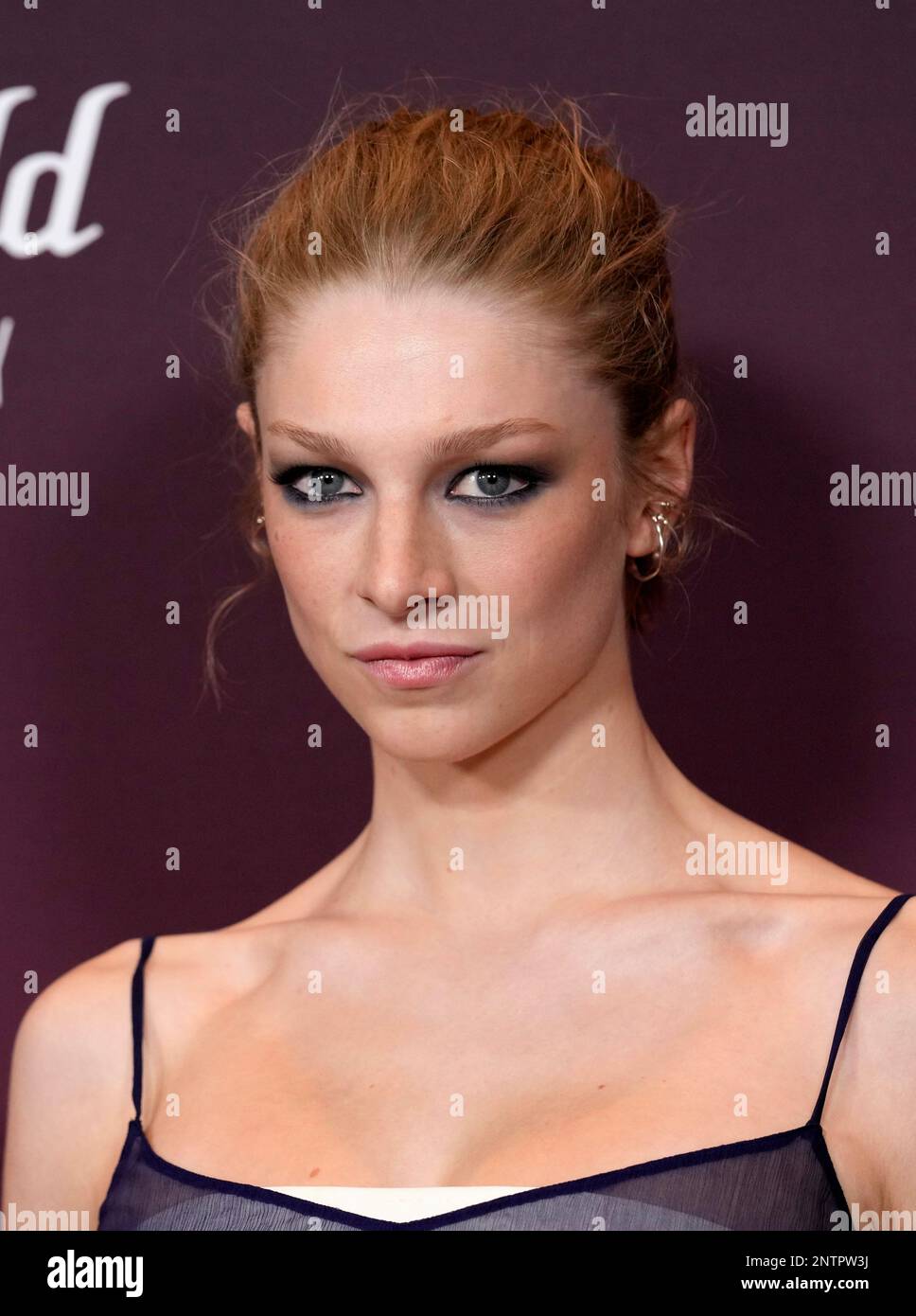 Hunter Schafer poses at the 25th Costume Designers Guild Awards, Monday ...