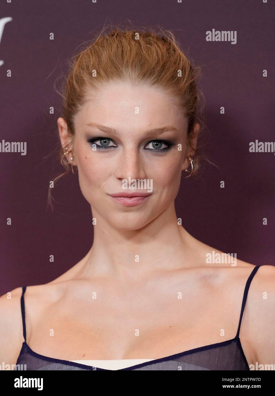 Hunter Schafer poses at the 25th Costume Designers Guild Awards, Monday ...