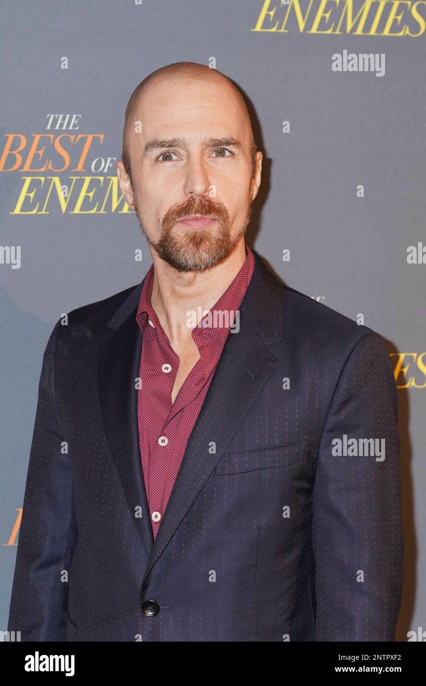 Photo by: John Nacion/STAR MAX/IPx 2019 3/17/19 Sam Rockwell at the 'Best of Enemies" Photocall ...