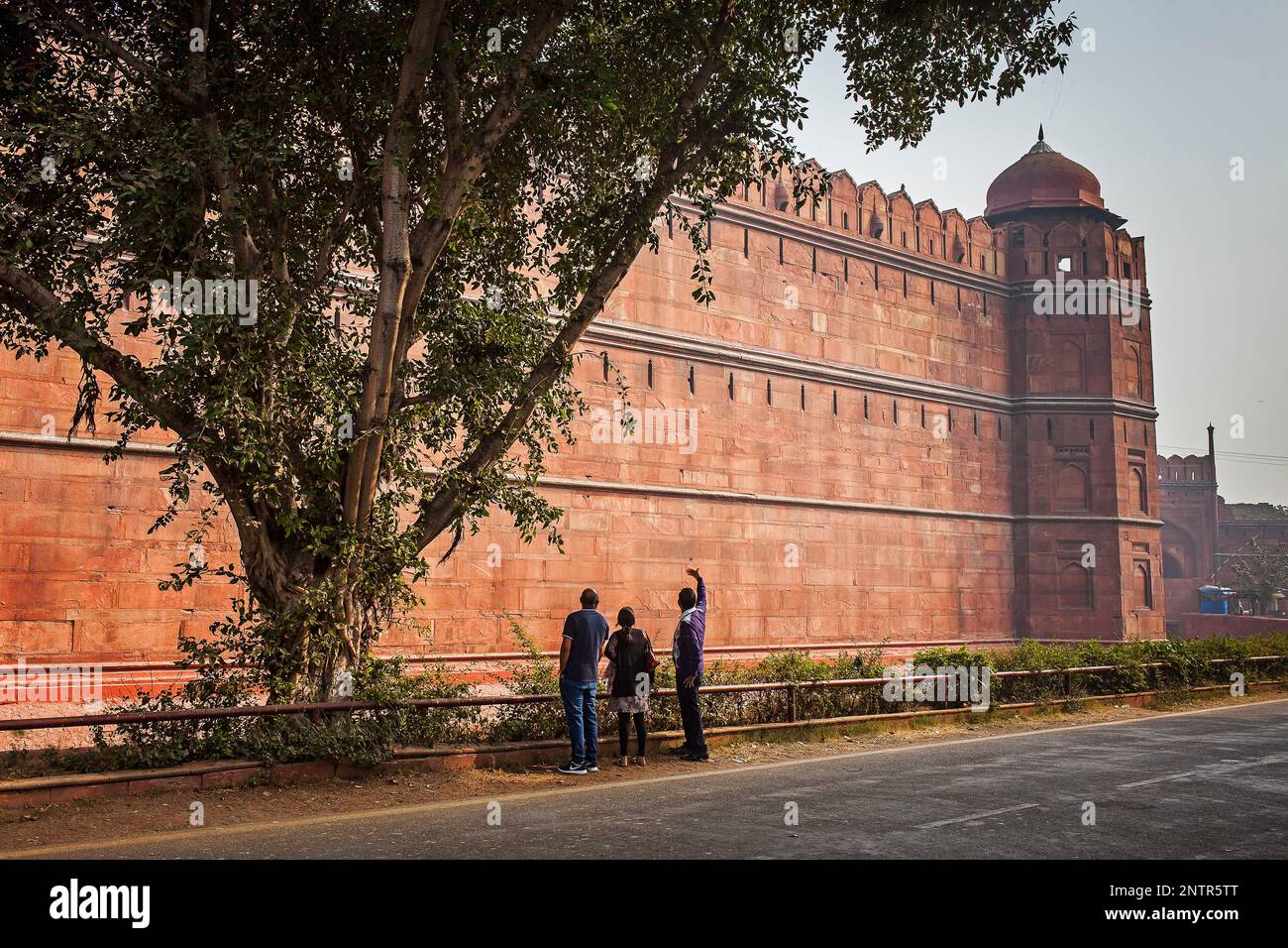 Rampart of Red Fort, Delhi, India Stock Photo - Alamy