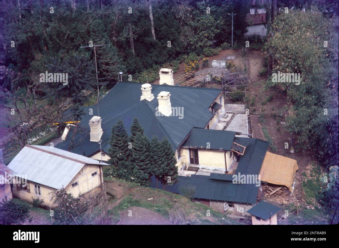 Arial View of House in Gangtok, Sikkim, India Stock Photo - Alamy
