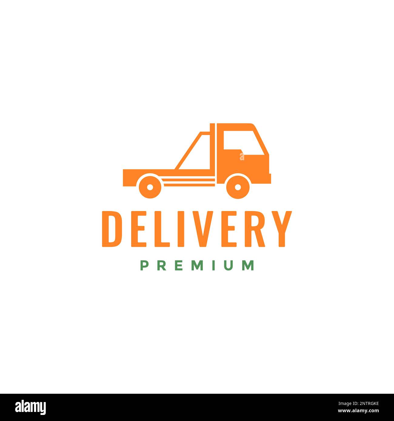 Trucking vector logo design template Cut Out Stock Images & Pictures ...
