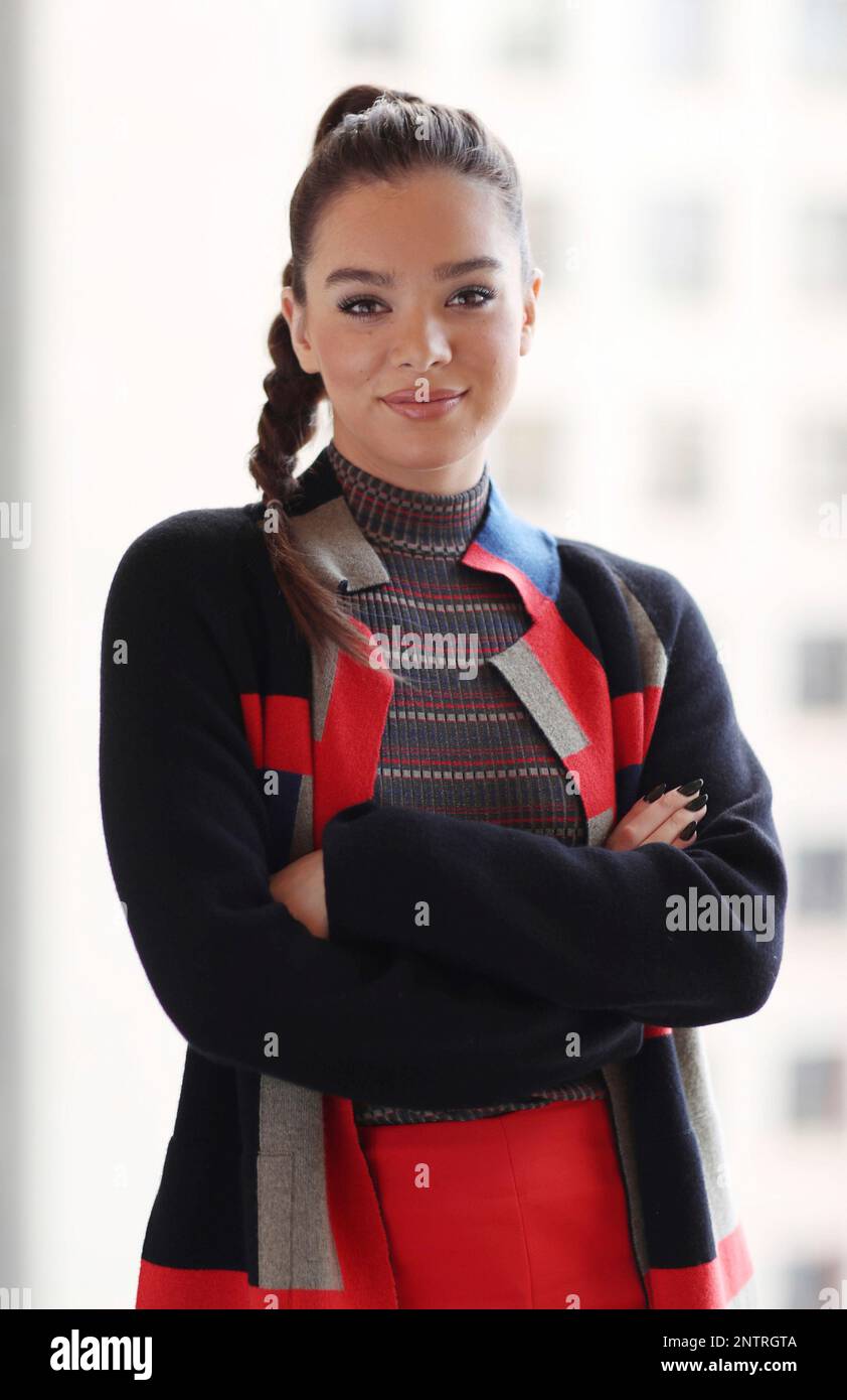 Hailee Steinfeld, an American actress and singer poses for a ...