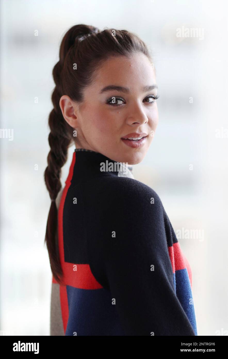 Hailee Steinfeld, an American actress and singer poses for a ...