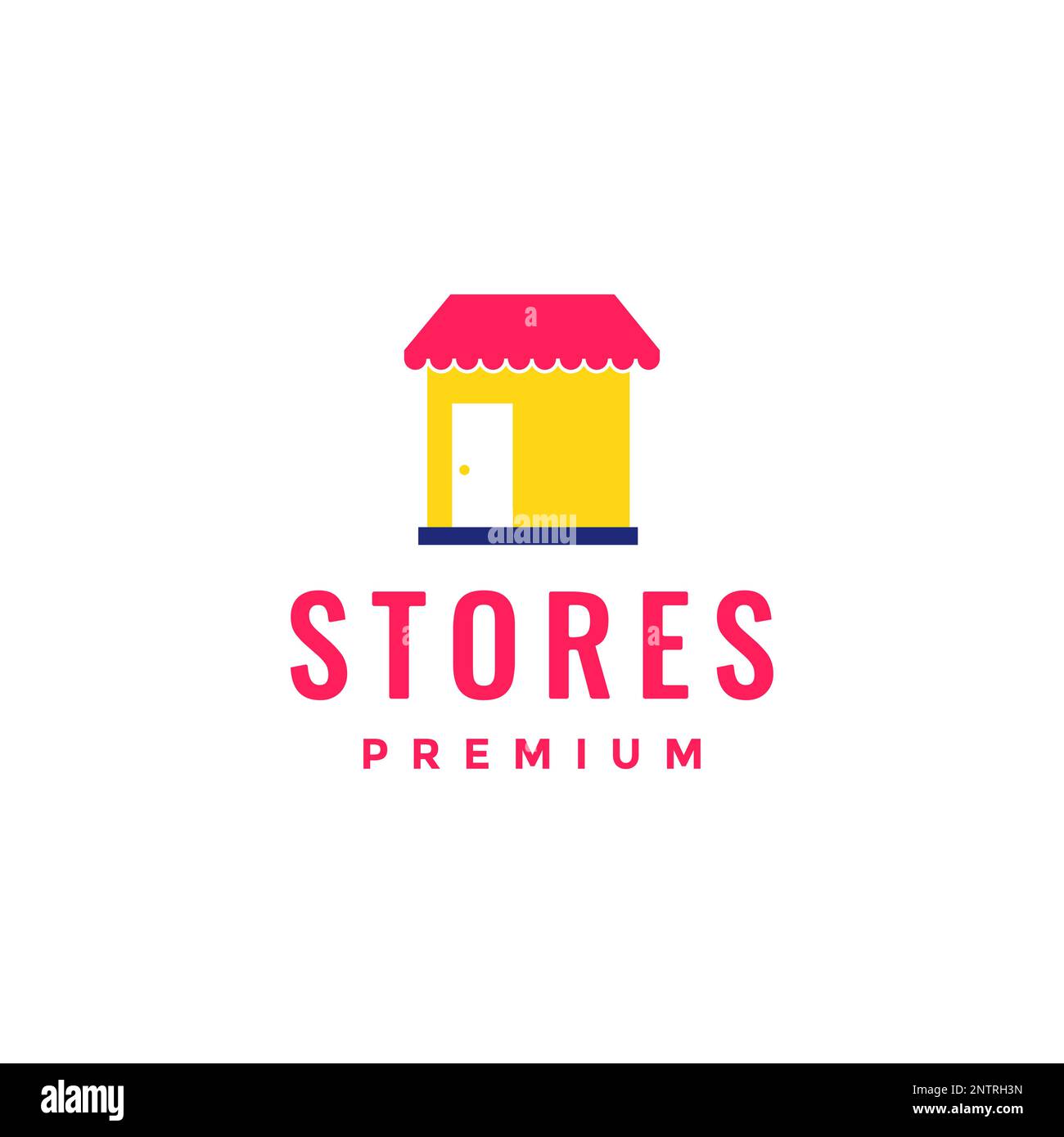 store market outlet modern colorful abstract minimalist logo design ...