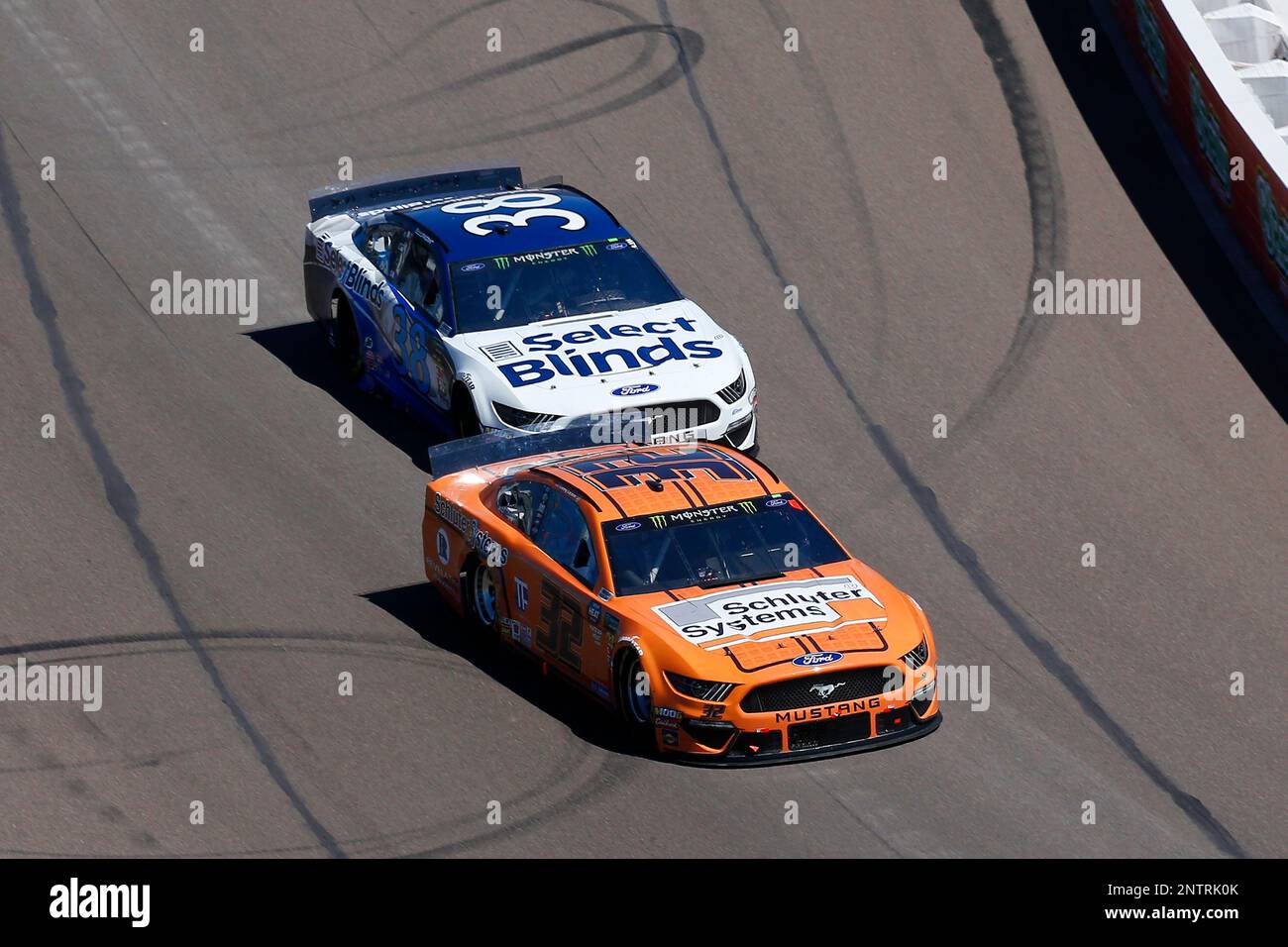 #32: Corey LaJoie, Go FAS Racing, Ford Mustang Schluter and #38: David ...