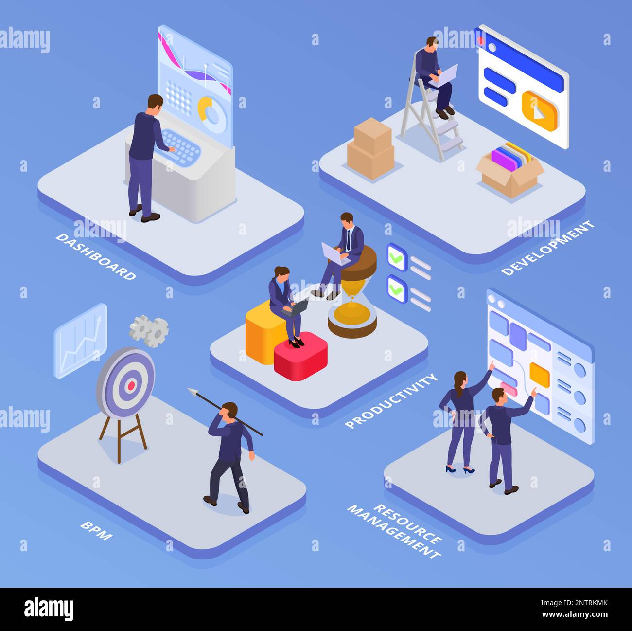 Logic model background Stock Vector Images - Alamy