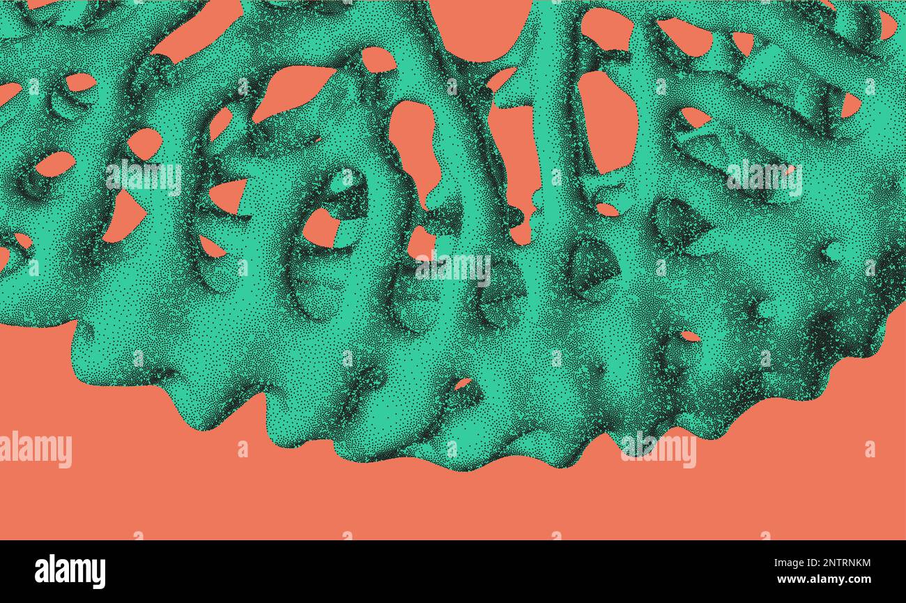 Background texture of porous material. Macrostructural design for flyer ...