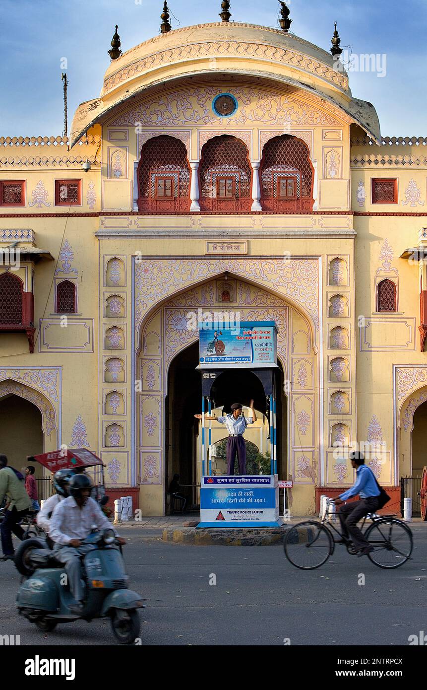 Tripolia gate , Jaipur , Rajasthan , India Stock Photo - Alamy