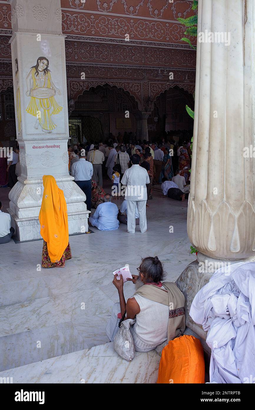 Govind Devji temple,near City Palace,Jaipur, Rajasthan, India Stock ...