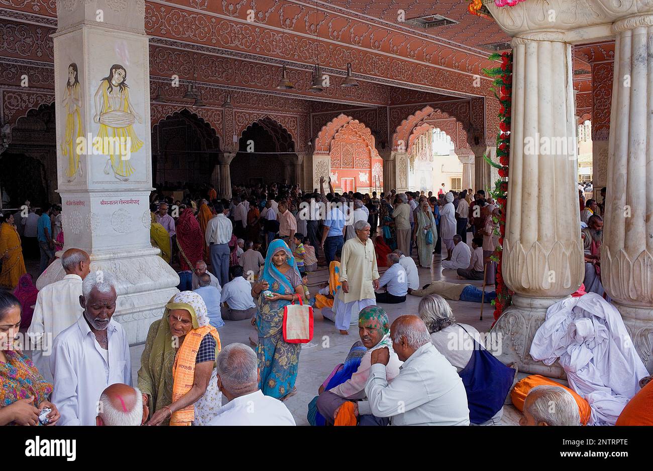 Govind Devji temple,near City Palace,Jaipur, Rajasthan, India Stock ...