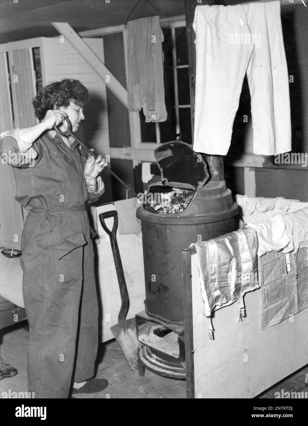 WW2 barracks Womens Army Corps USA Stock Photo - Alamy