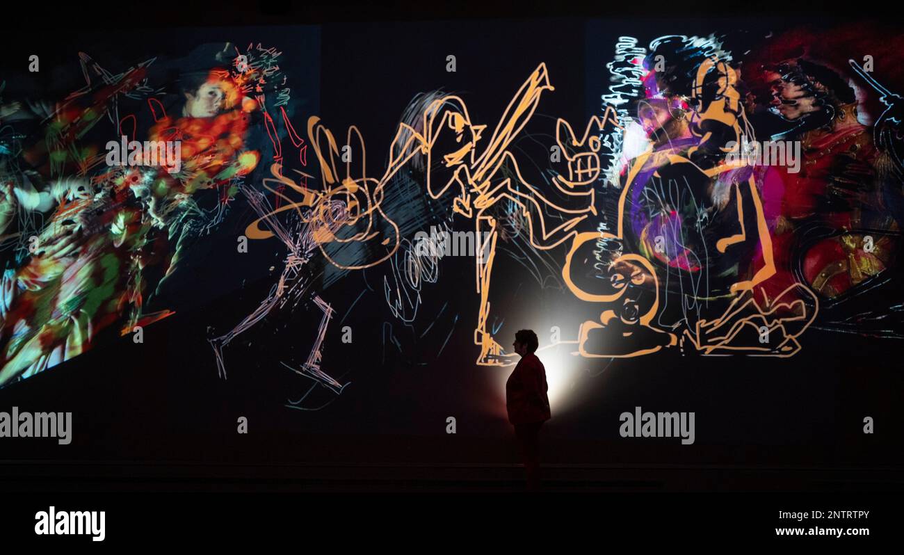 National Gallery, London, UK. 28 February 2023. Nalini Malani: My ...