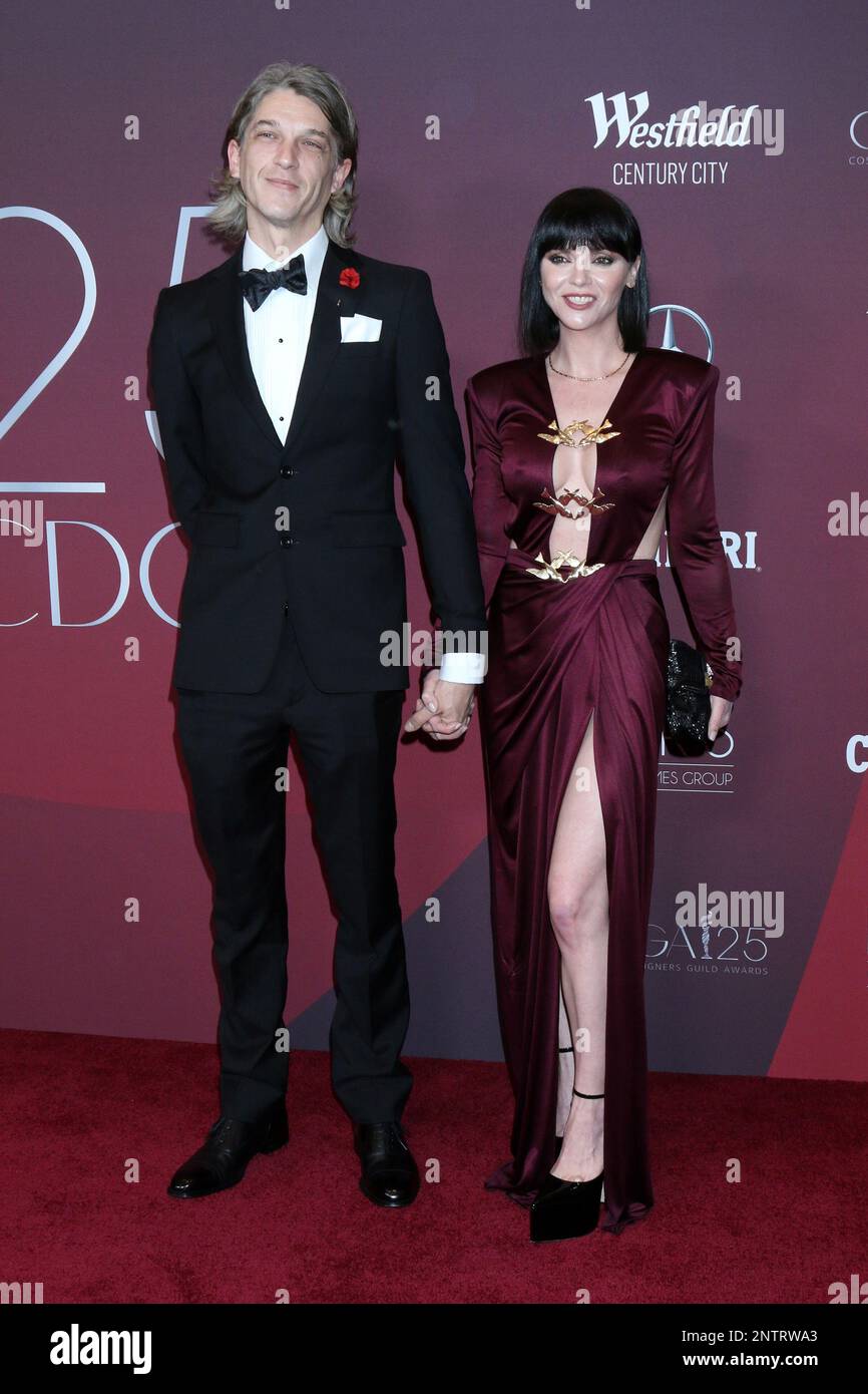 LOS ANGELES - FEB 27: Mark Hampton, Christina Ricci at the 25th Costume ...