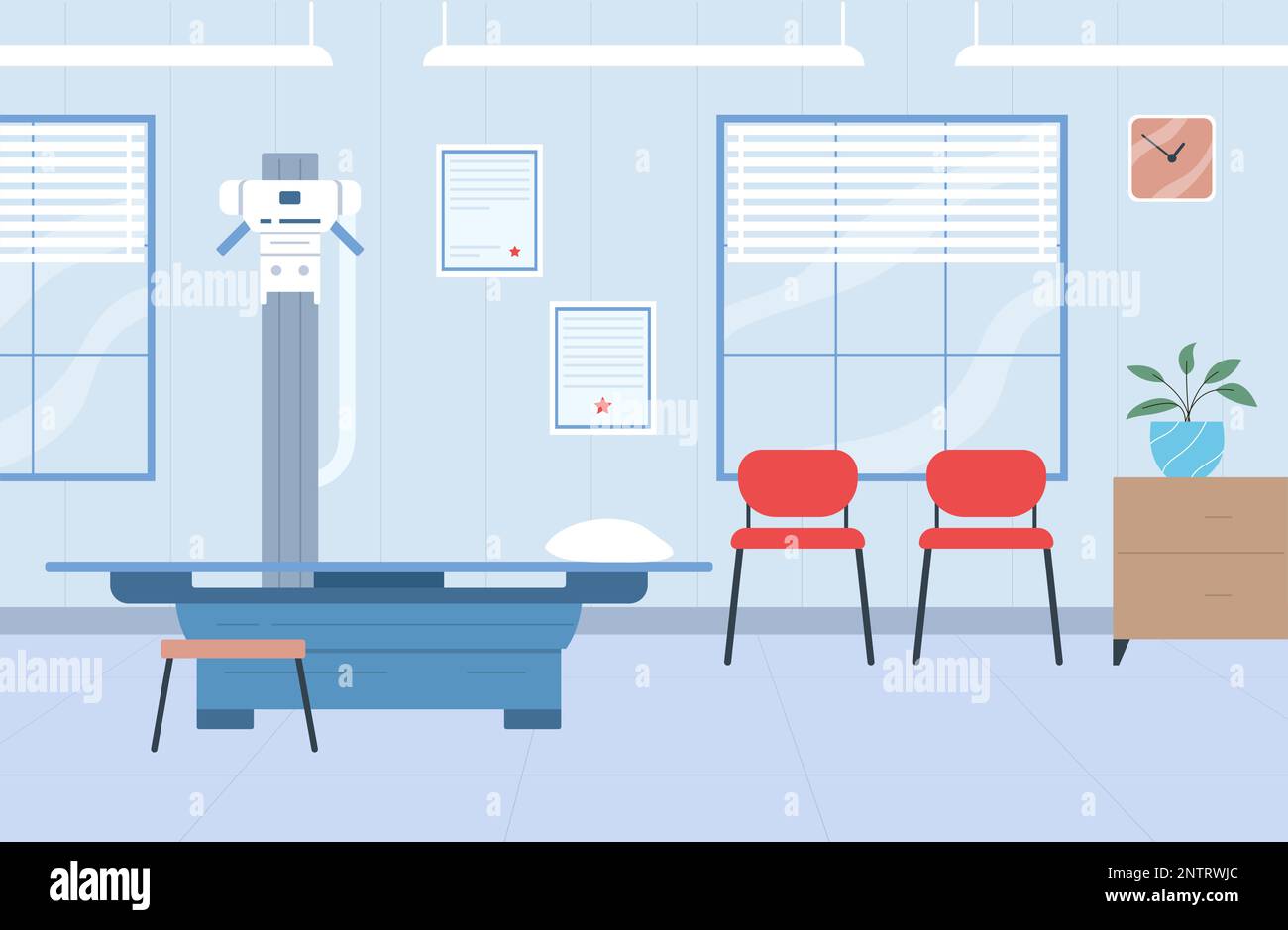 Medical diagnosis equipment flat composition room in medical facility ...