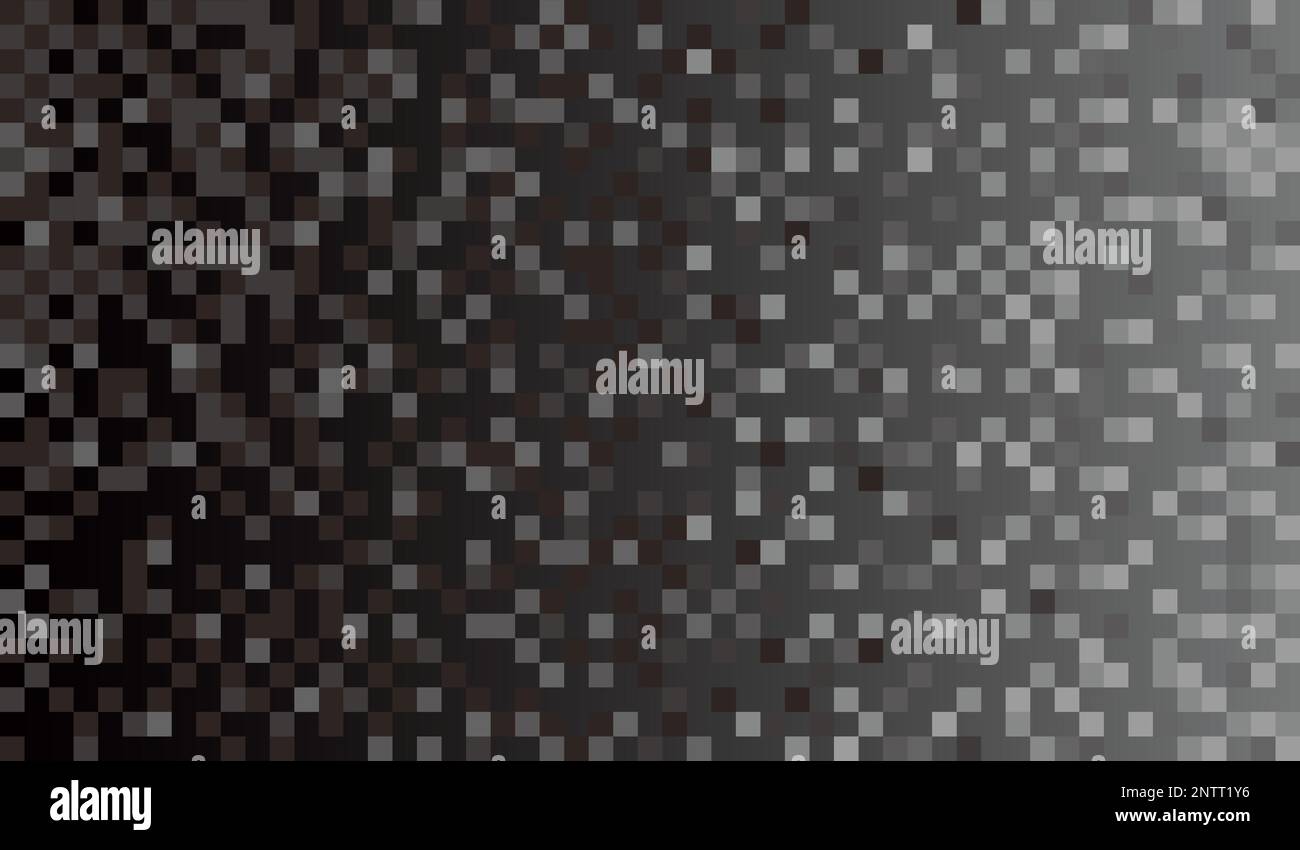 Vector Monochrome Pixel Texture Illustration. Computer And Digital ...