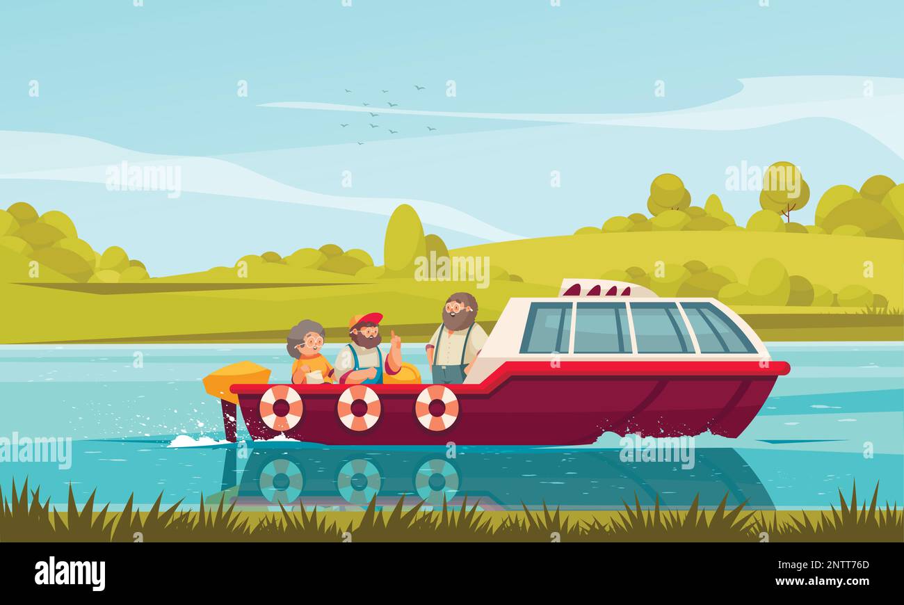 Fishing boat crew Stock Vector Images - Alamy