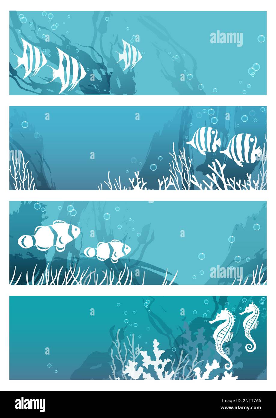 Deep sea creatures illustration hi-res stock photography and images - Alamy