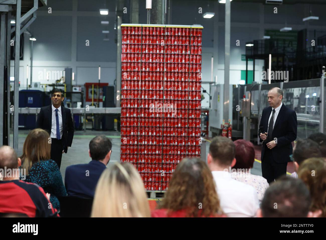 Prime Minister Rishi Sunak (left) and Northern Ireland Secretary Chris ...