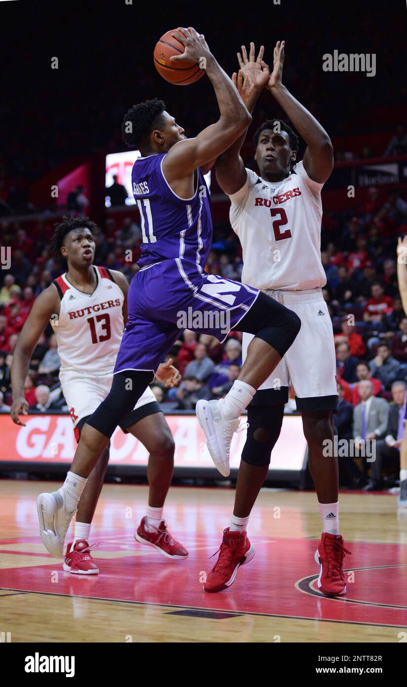 Northwestern University Wildcats Guard Anthony Gaines (11) during Mens ...